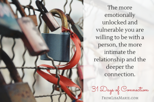 Connection Through Intimacy - from Lisa Marie